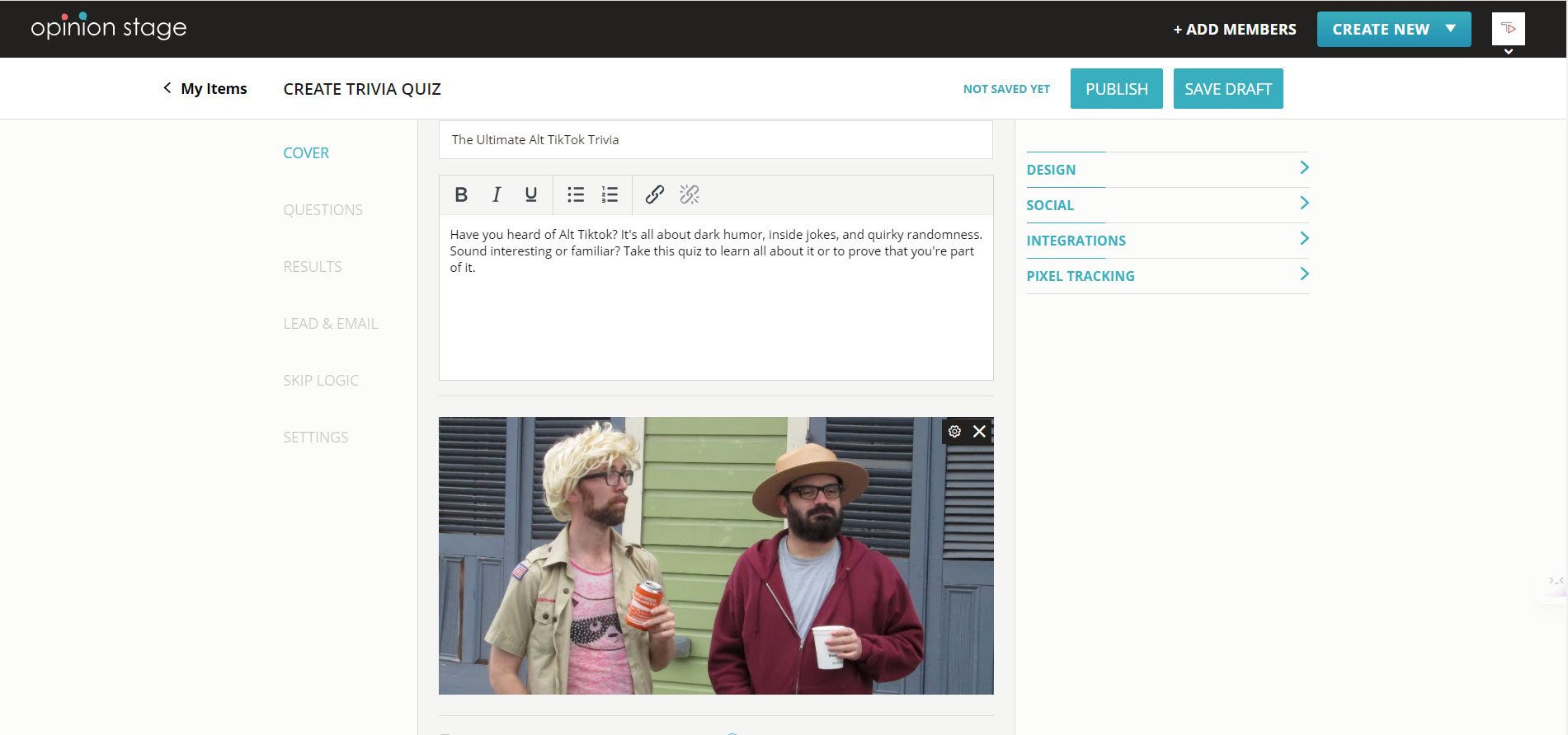 Make a Free TikTok Quiz in Minutes | Opinion Stage