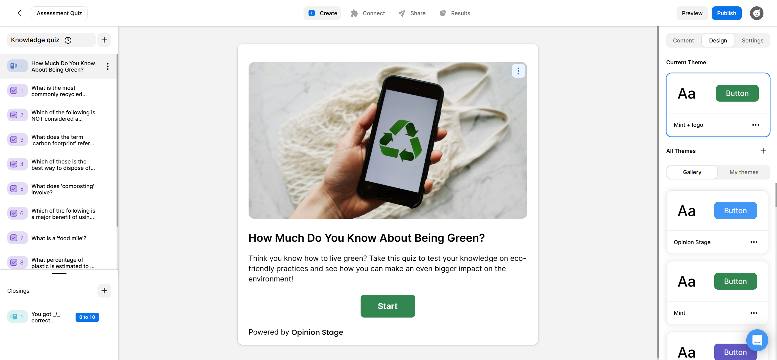 Free Live Quiz Maker — Host a Quiz Online | Opinion Stage